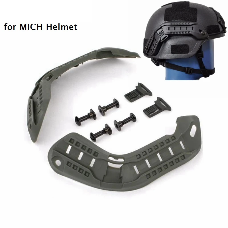 MICH Helmet Accessory Rail Mount Kit Helmet Side Rail Guide Side Rail ...