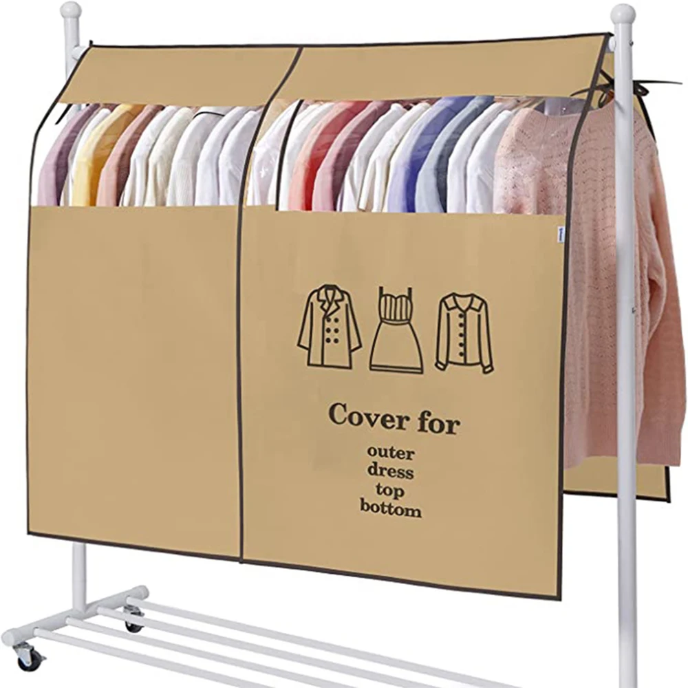 Wardrobe-Clothing-Dust-Cover-Garment-Storage-Bags-Non-woven-Fabric-PVC ...