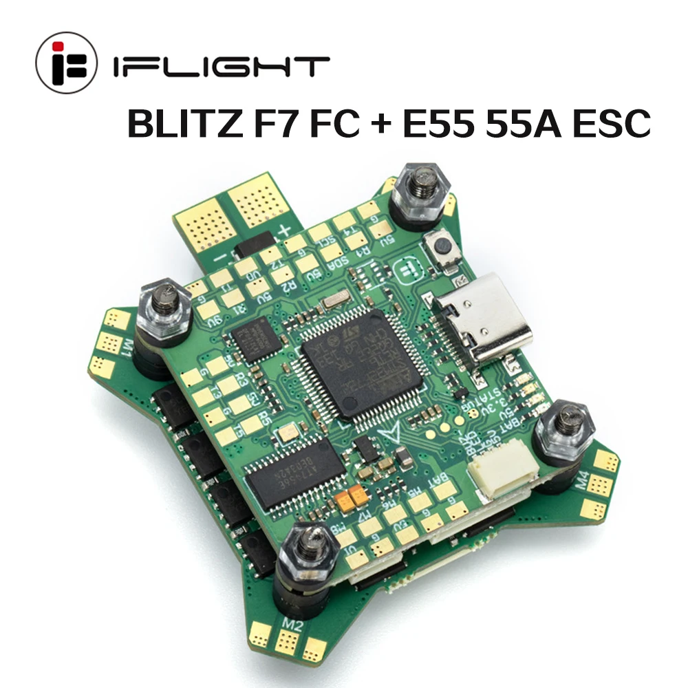 IFlight BLITZ STM32 F722 F7 비행 컨트롤러, BLITZ E55 55A 4 IN 1 ESC 2 6S ...