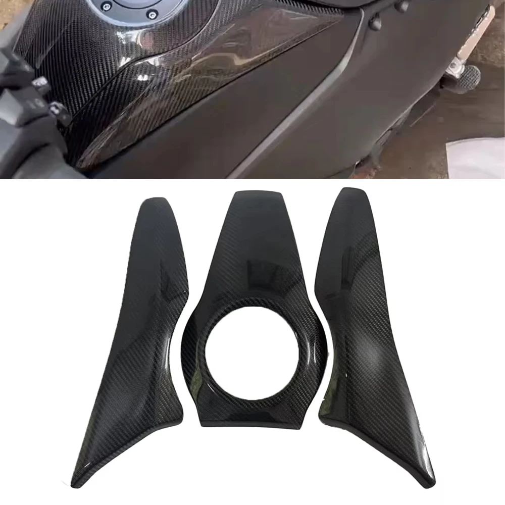FOR Yamaha TMAX560 TMAX 560 2023 2024 2025 Carbon Fiber Diagonal Bay ...
