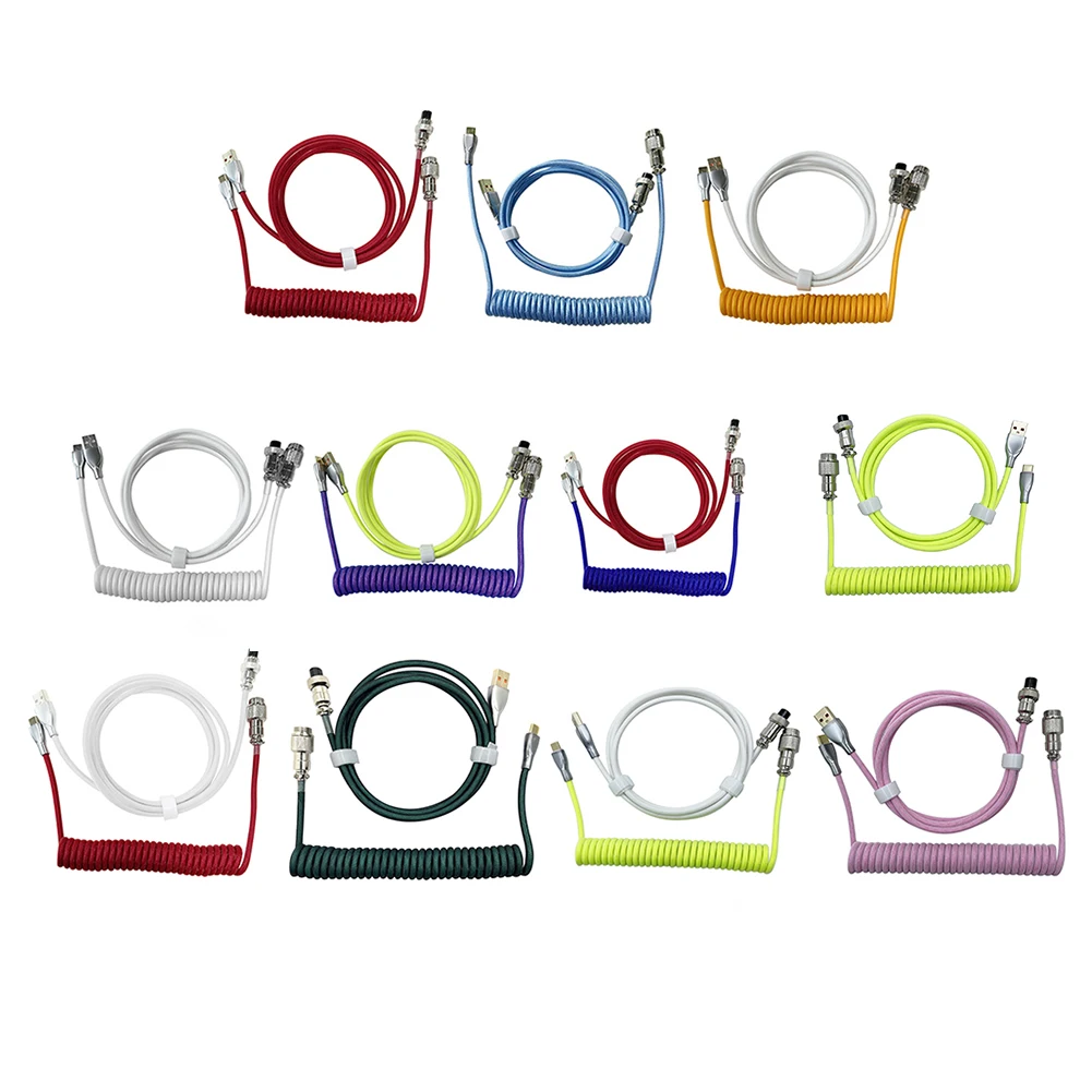 Multi-color Braided 2-in-1 Usb Type-c Mechanical Keyboard Special Data ...