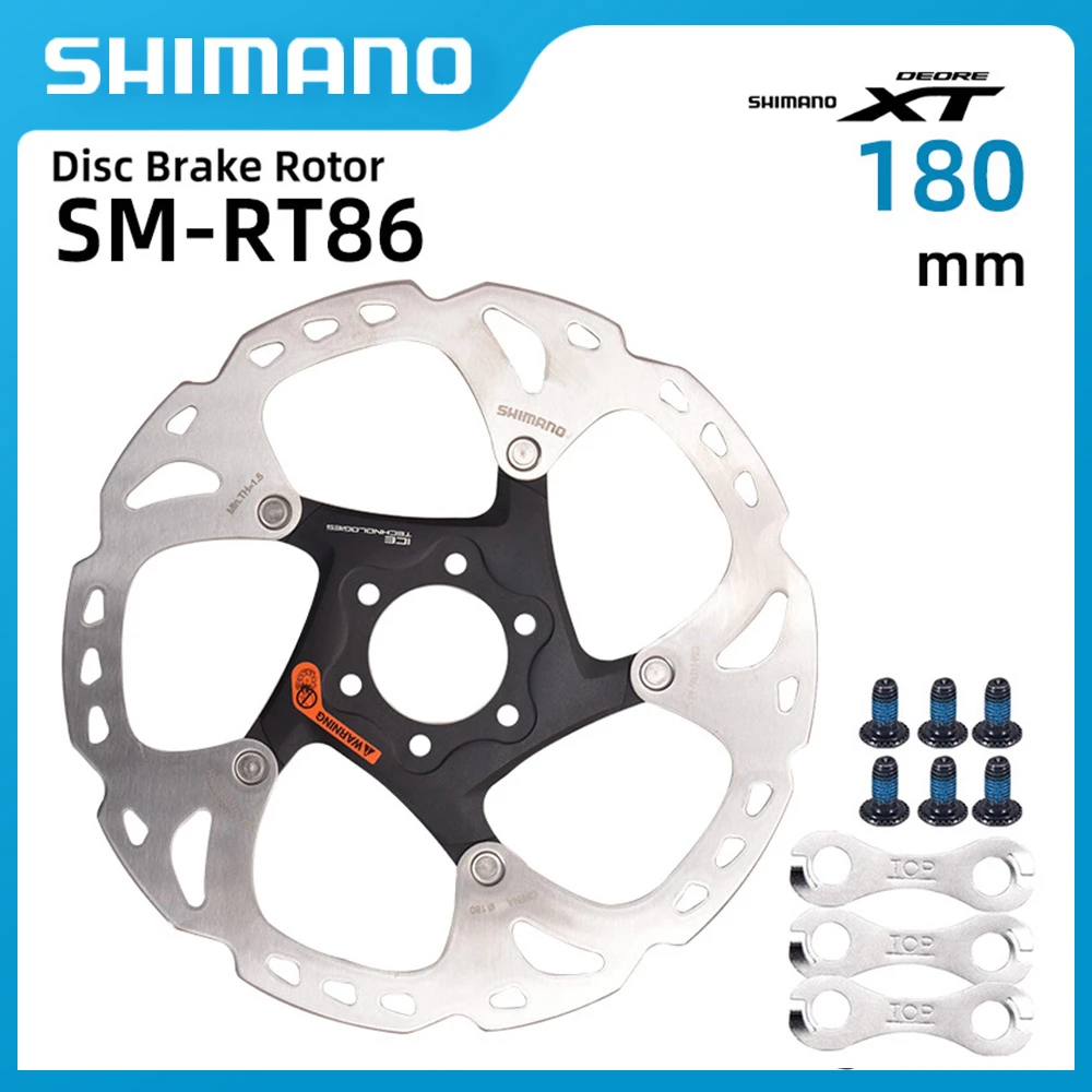 SHIMANO-Deore-XT-SM-RT76-SM-RT86-SM-RT66-Disc-6-Hole-160MM-180MM-203MM ...