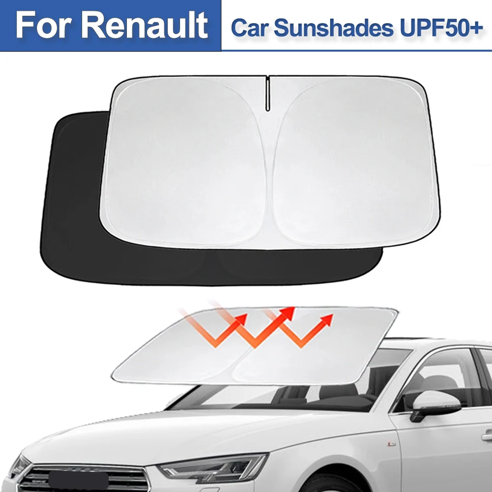 Car Windshield SunShade For Renault Kwid Kadjar Captur Megane Sandero ...