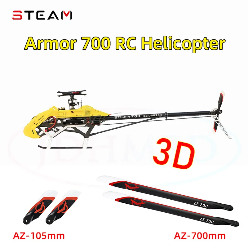 Steam-Armor-helic-ptero-de-control-remoto-700-V1-V3-6CH-3D-Flybarless ...