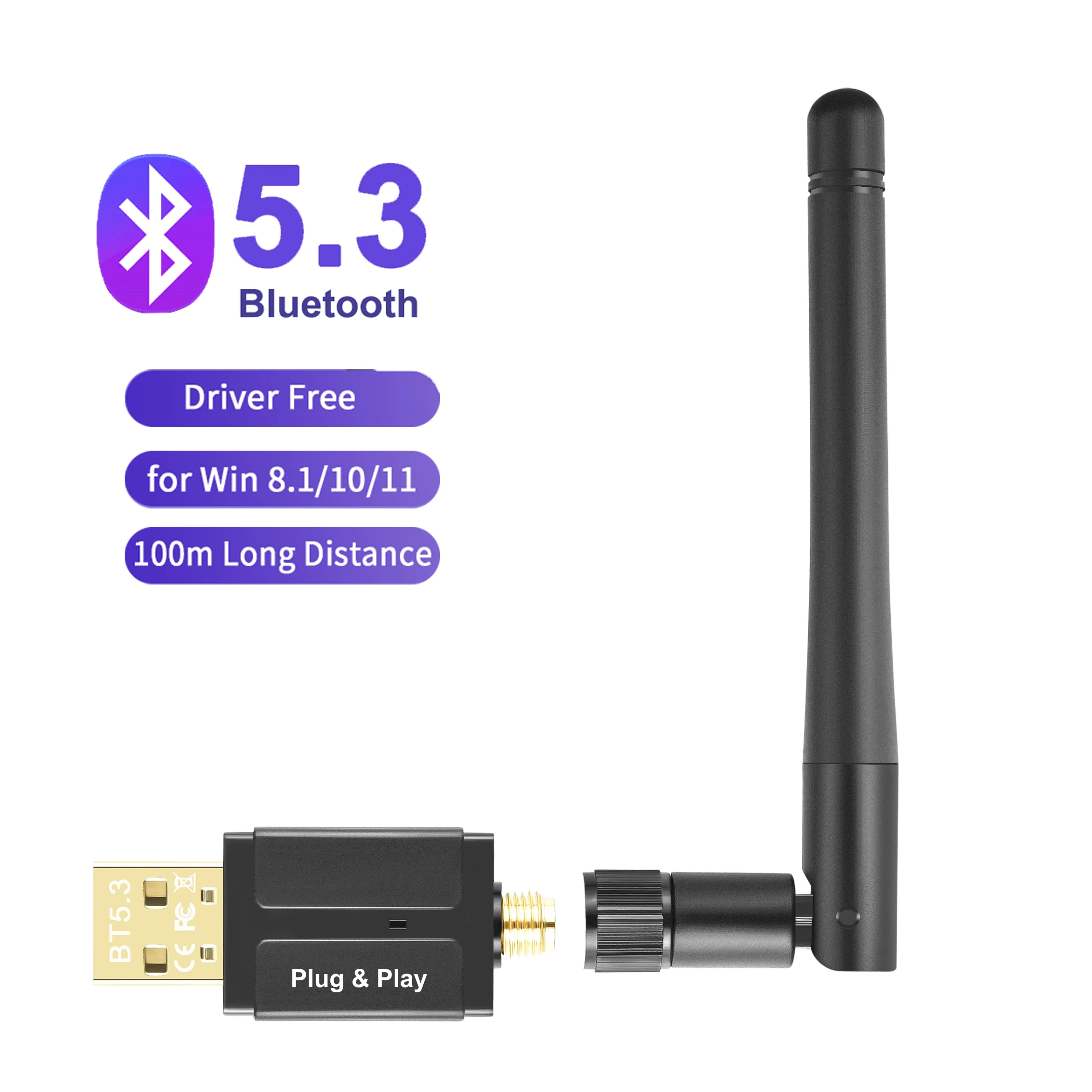 Bluetooth-5-3-Audio-Adapter-Wireless-USB-Audio-Transmitter-Receiver-USB ...