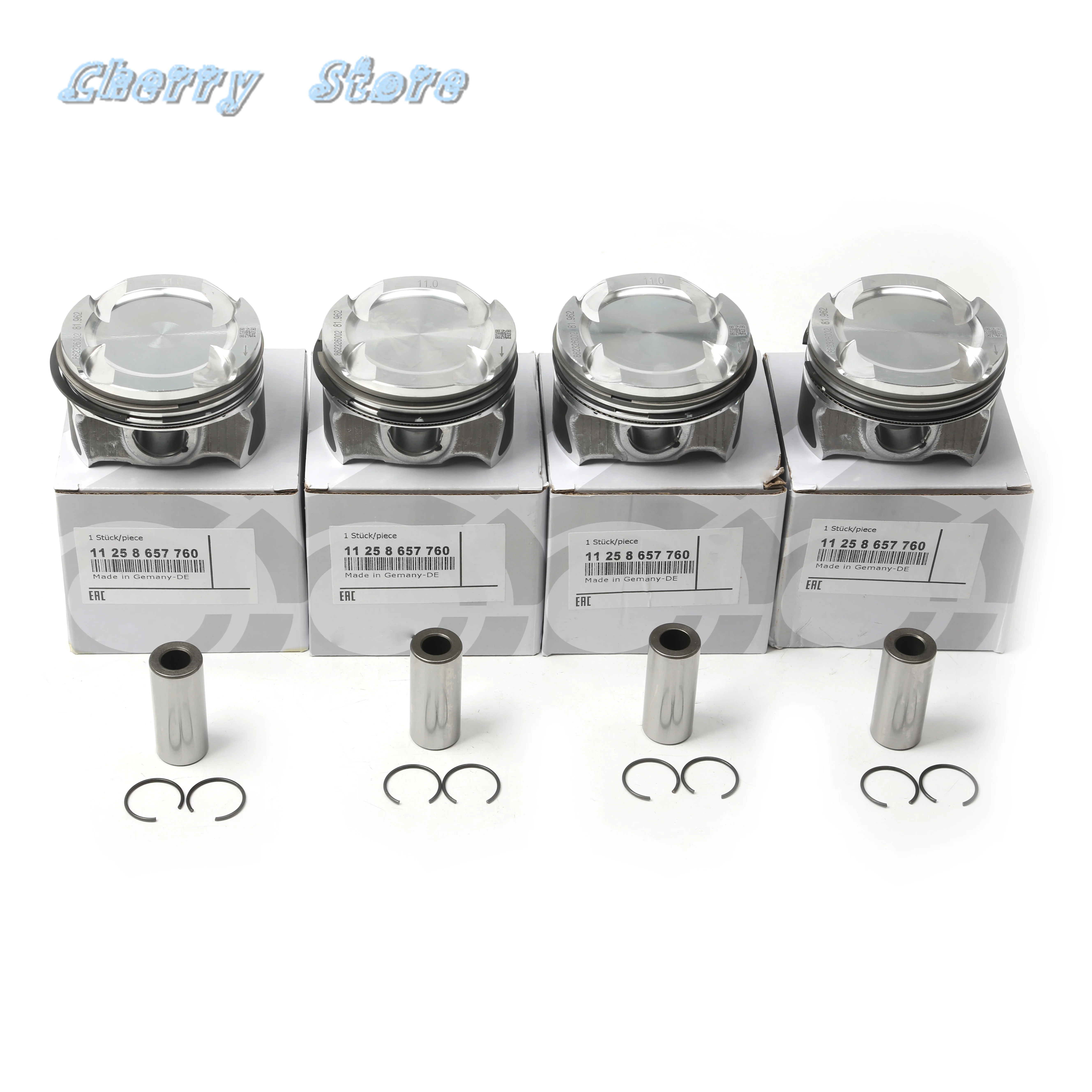 2.0t 4-cylinder Pistons & Piston Rings Set For Bmw 525i 425i 420i 320i ...