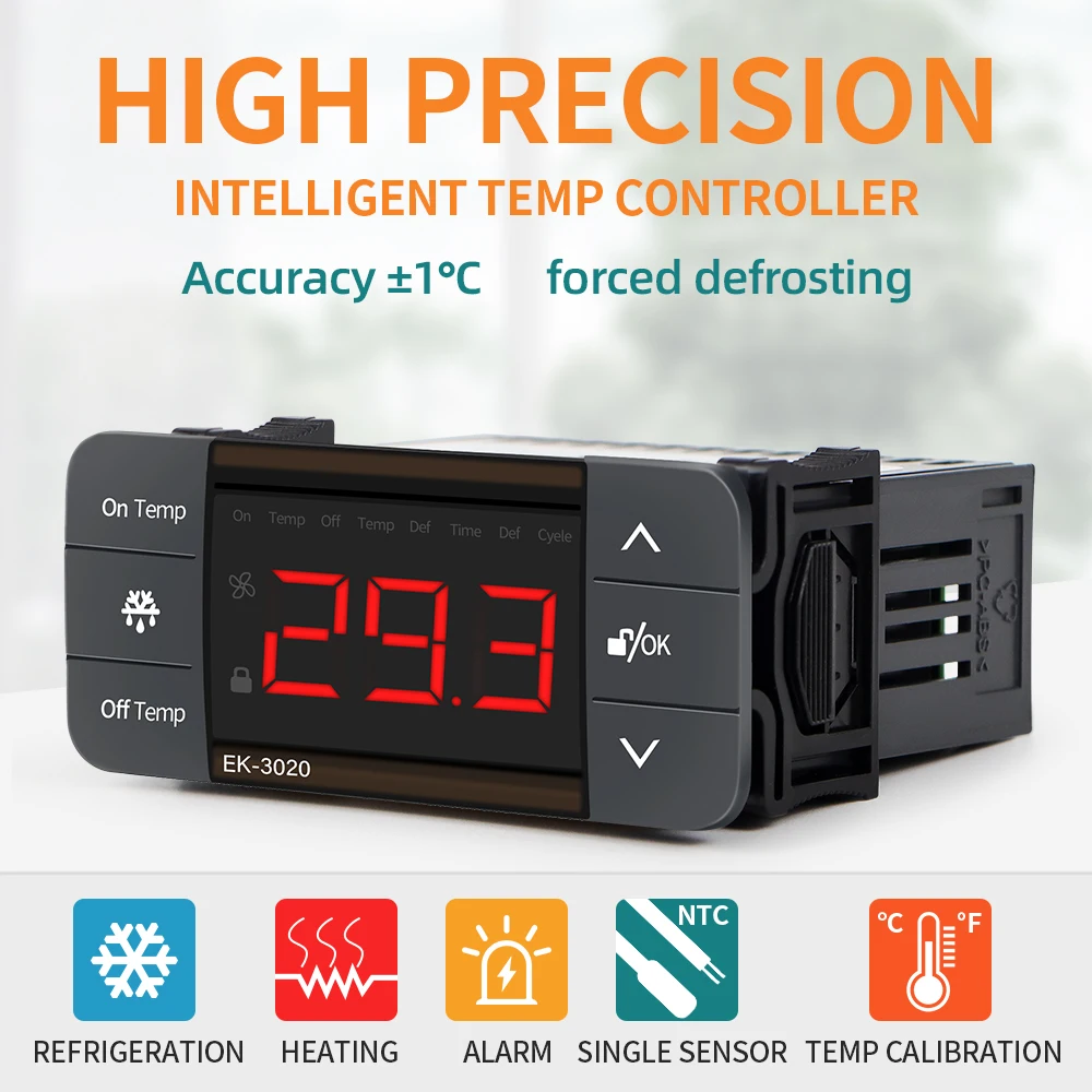 Digital-Temperature-Controller-220V-Regulator-Heating-Cooling-Defrosting-Fan-Function-with ...