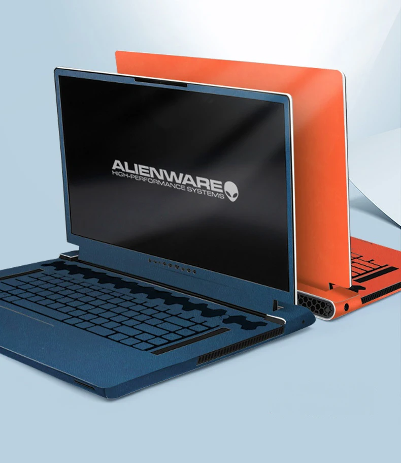 12 renk özel Laptop kaplama çıkartmalar Alienware 17 X17 M17 R1 R2 R3 ...