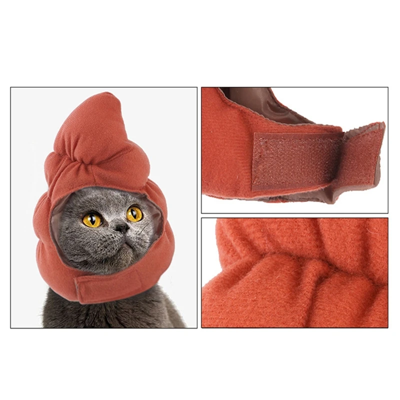 Hat-for-Cat-Poop-Design-Dress-Up-Costume-Pet-Cap-Keep-Warm-Funny ...
