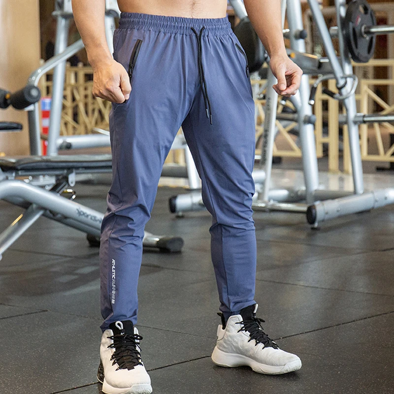 Men's Sweatpants Fitness Trousers Running Sports Training Pants Quick ...