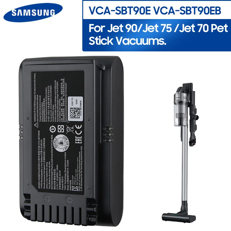 Samsung Original Battery VCA SBT90E VCA SBT90EB For Samsung Jet 70 Pet ...