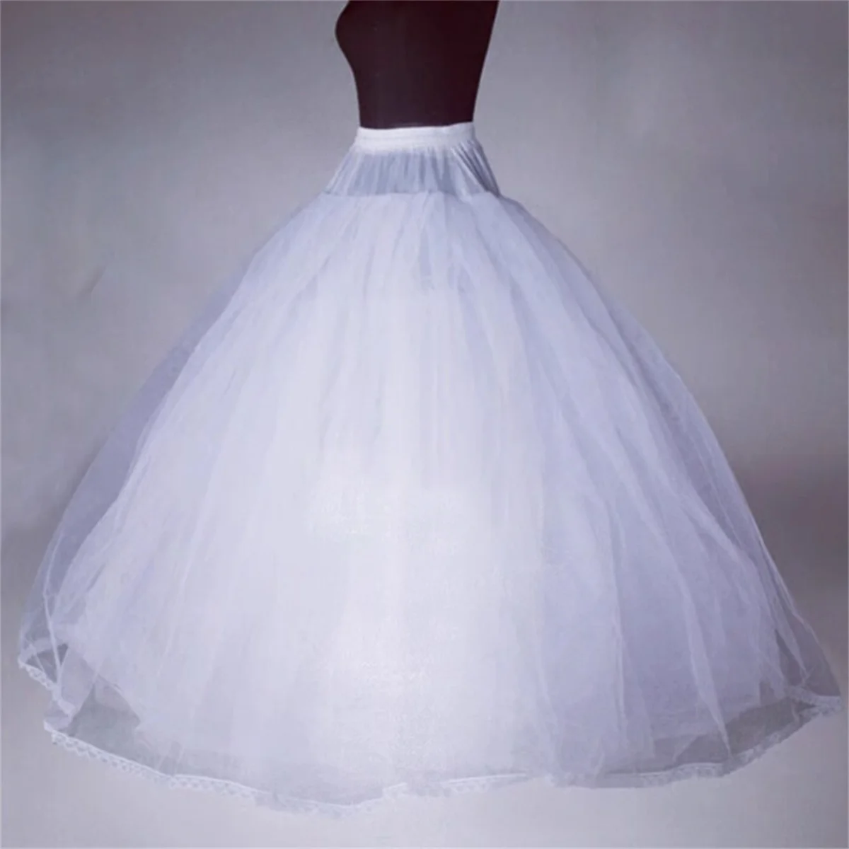 Boneless Big Soft Crinoline Four Six Eight Layer Yarn Floor-Length ...