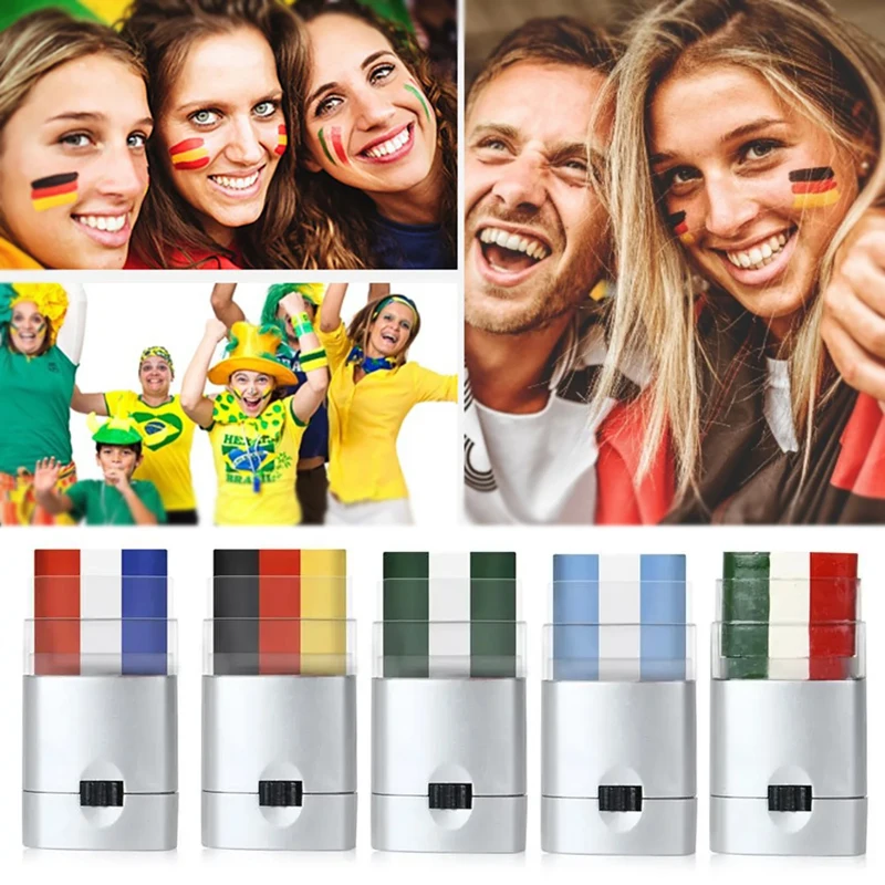 Colorful-Flag-Face-Body-Painting-Euro-Festival-Oil-Paint-Stick ...