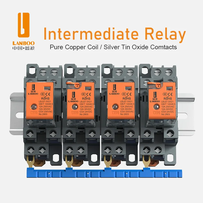 WINDOO Small Intermediate Electromagnetic Relay F18 HH54 MY AC DC 12 24 ...