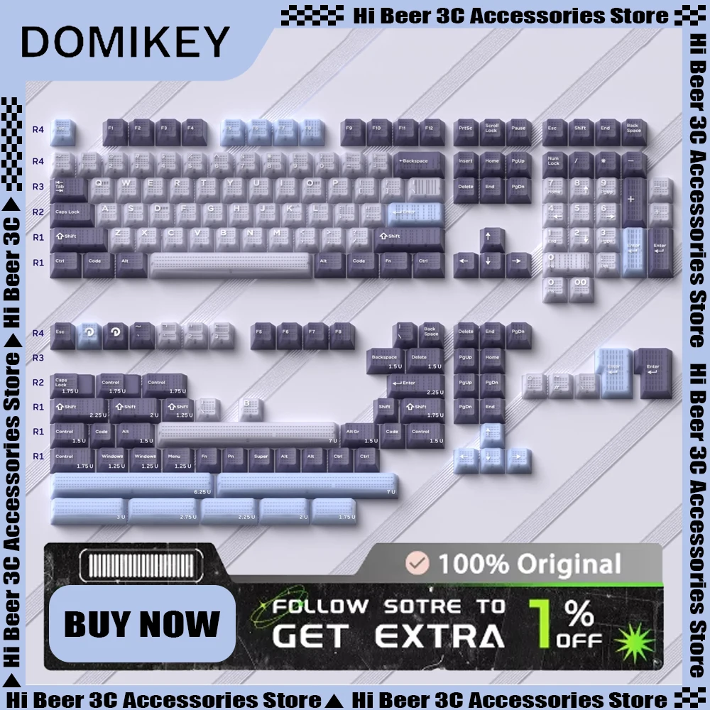 Domikey-Hush-ABS-Keycaps-for-Mechanical-Keyboard-Double-Shot-Triple ...
