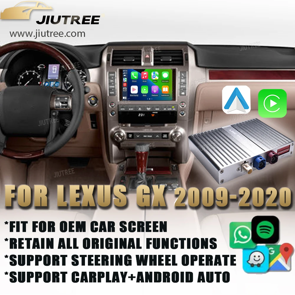 Linux-System-box-For-Lexus-GX-GX400-GX460-2009-2020-Wireless-Apple ...