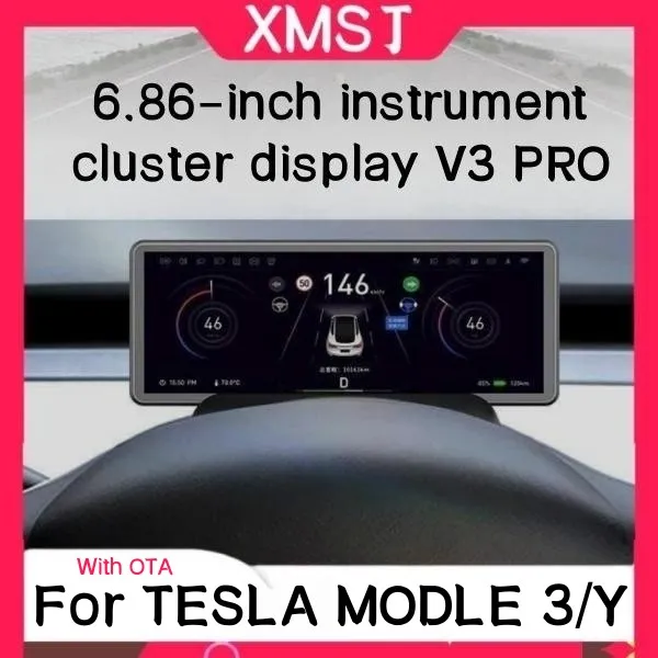 Newest Model 3 Y H6 Mini Screen Instrument Cluster Speedometer Gauges ...