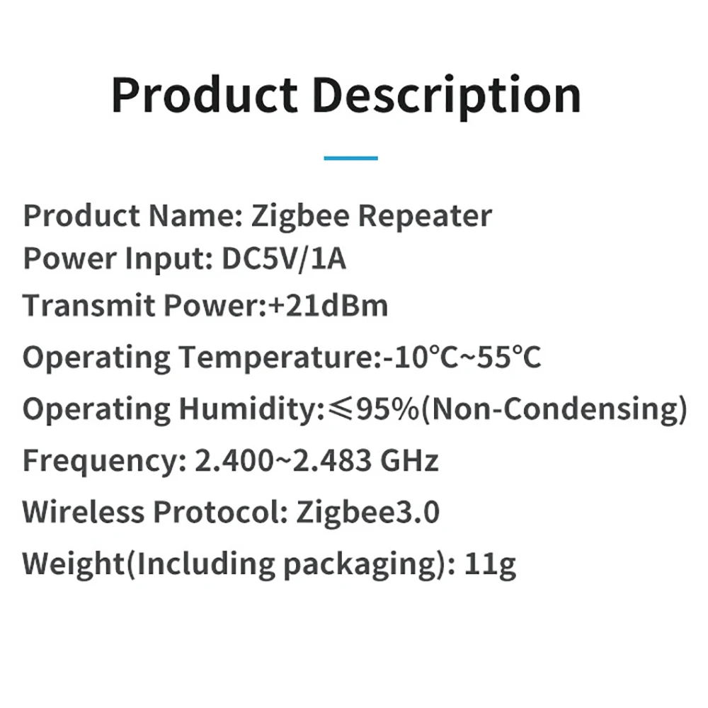 Tuya ZigBee 3.0 Signal Repeater USB Signal Amplifier Extender for Smart Automation Devices ...