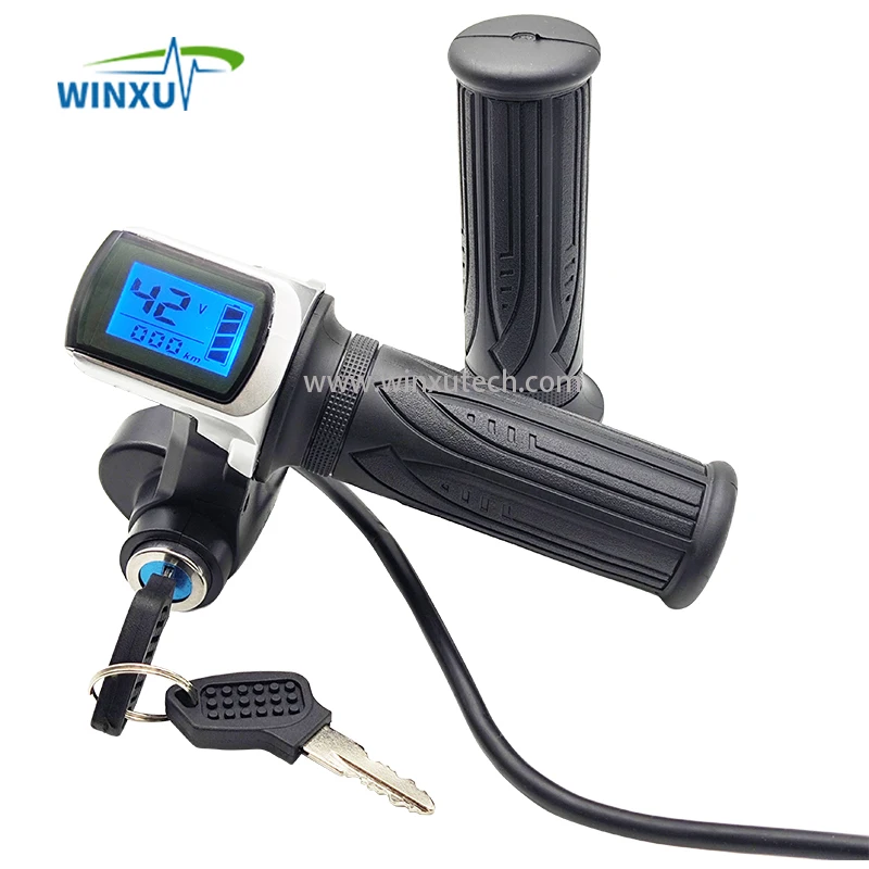 LCD-Speed-Display-Acelerador-de-Giro-do-Acelerador-para-Bicicleta-El ...