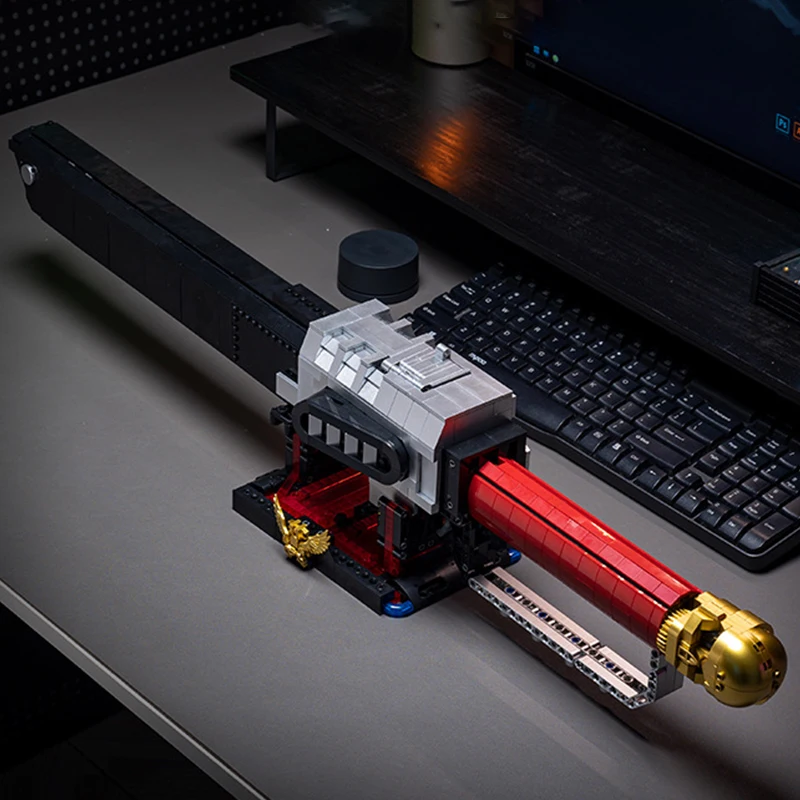 MOC-New-Creative-Technology-chain-saw-sword-Building-Block-Model-Small ...