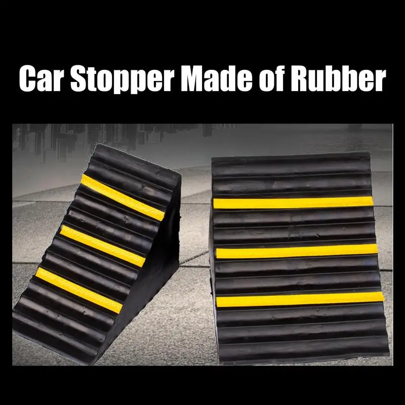 Car Wheel Chock Mini Wheel Chock Ramp Heavy-duty Wheel Stopper Tire ...