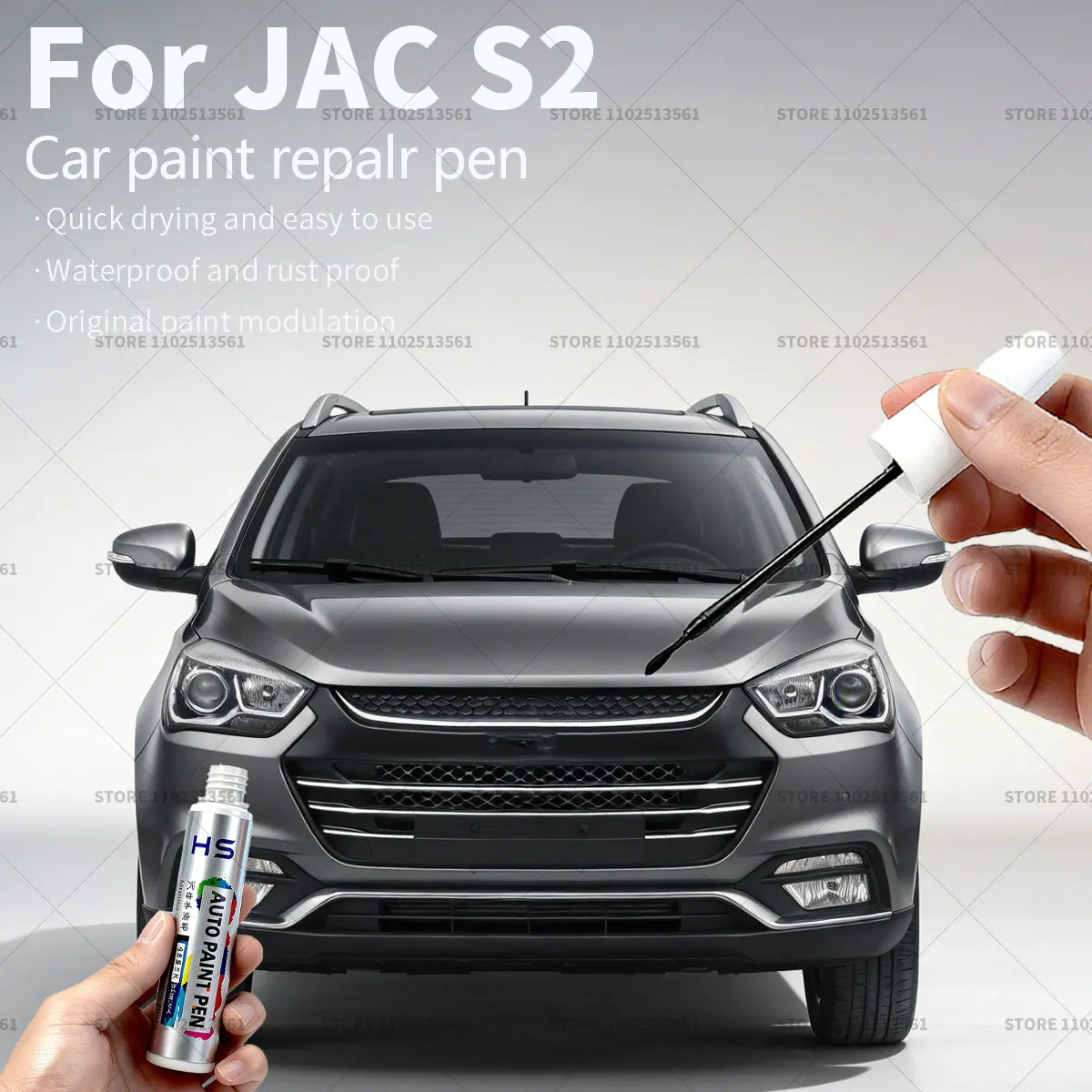 For JAC S2 Car Paint Repair Pen Paint Scratch Repair Accessories Black ...