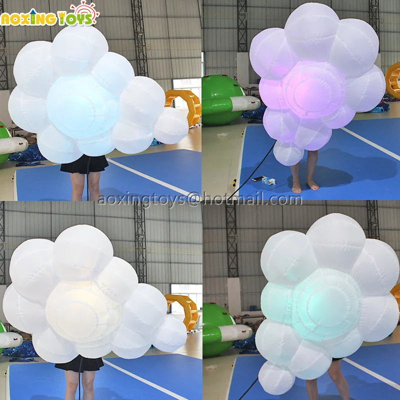 Giant Inflatable Led Light Cloud Balloon Hanging Festival Decoration ...