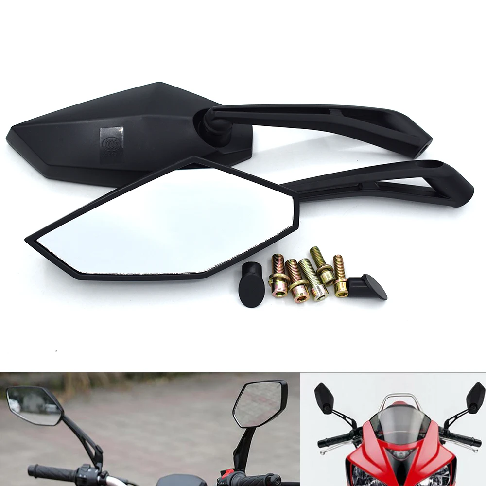 Universal-8mm-10mm-Motorcycle-Rear-View-Mirrors-Side-Rearview-Mirror ...