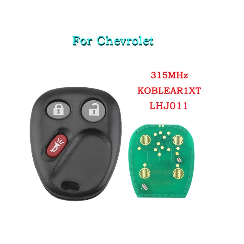 DUDELY-3Buttons-Remote-Key-Fob-for-Hummer-H2-Chevrolet-Avalanche ...