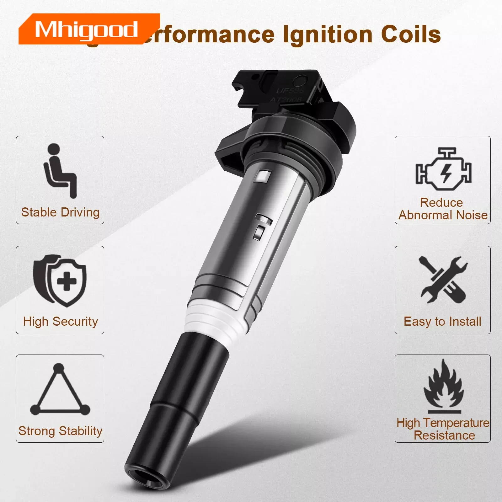 4PCS Ignition Coil FOR 07-16 MINI Cooper S R56 R57 R58 R59 R60 R61 JCW ...
