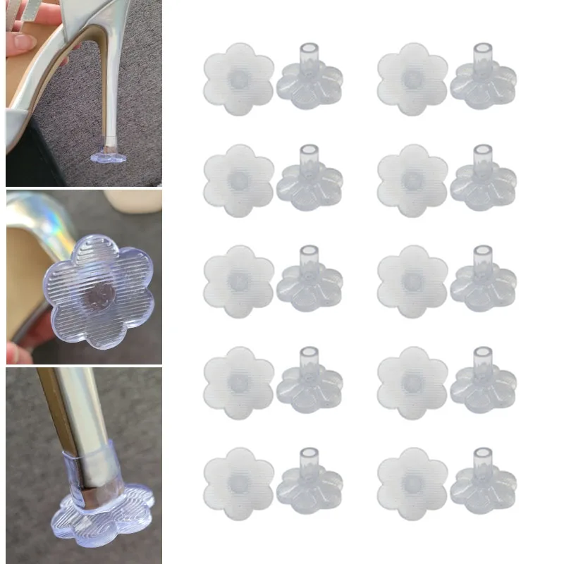 10-Pairs-High-Heels-Protectors-Latin-Dance-Stiletto-Covers-Heel ...