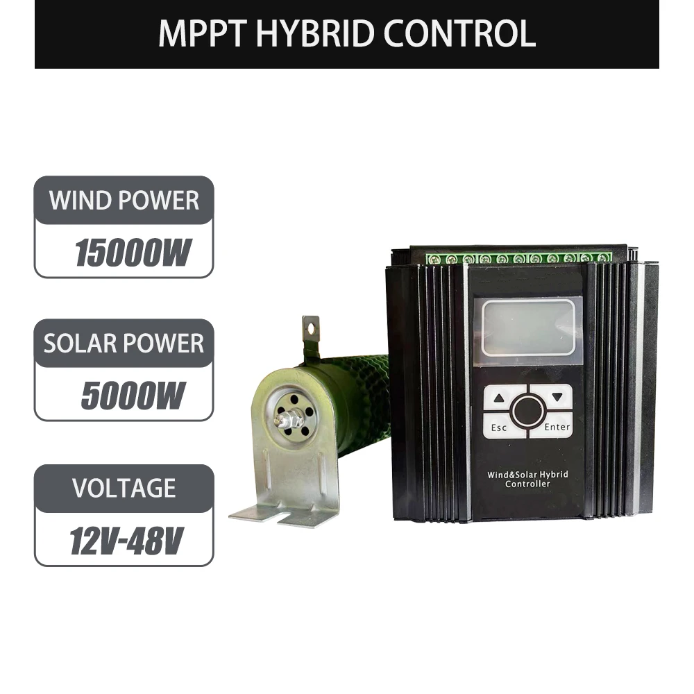 15000w-Wind-Turbine-5000W-Solar-Panel-Wind-Solar-Hybrid-System-MPPT-Charge-Controller-With-Dump ...