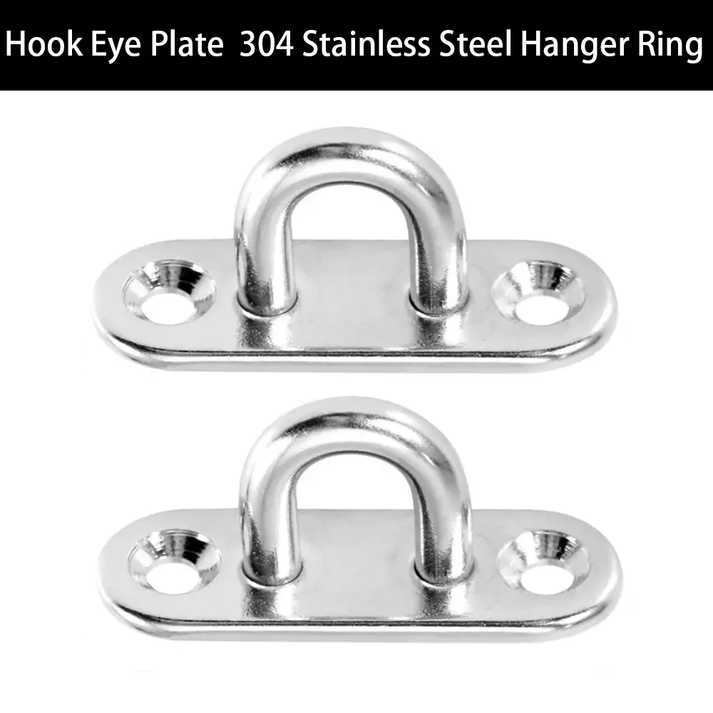 1-10-PCS-M5-M8-Hook-Eye-Plate-Heavy-Duty-Rectangular-304-Stainless ...