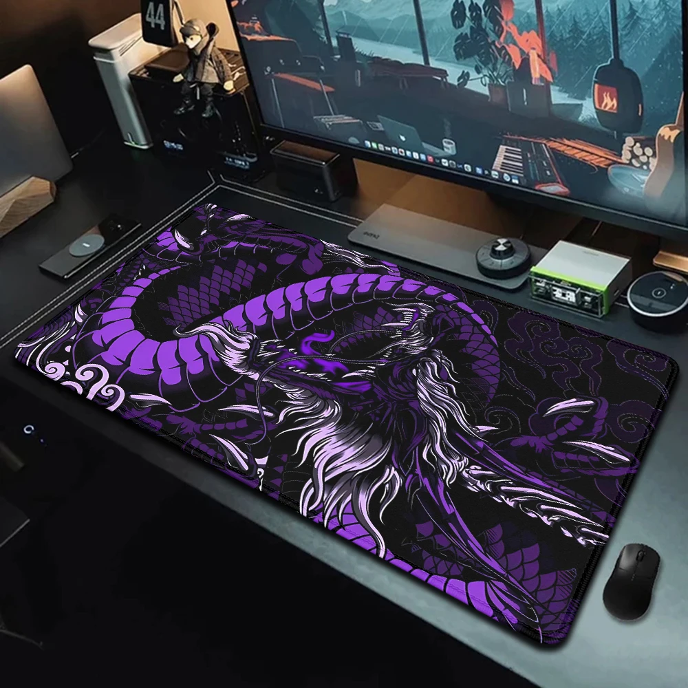 Roxo-drag-o-tapete-de-mesa-deskpad-personalizado-mouse-pad-gamer-tapete ...