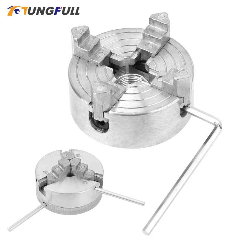 Zinc-Alloy-3-Jaw-Chuck-4-Jaw-Chuck-Connecting-Rod-Self-Centering-Not ...