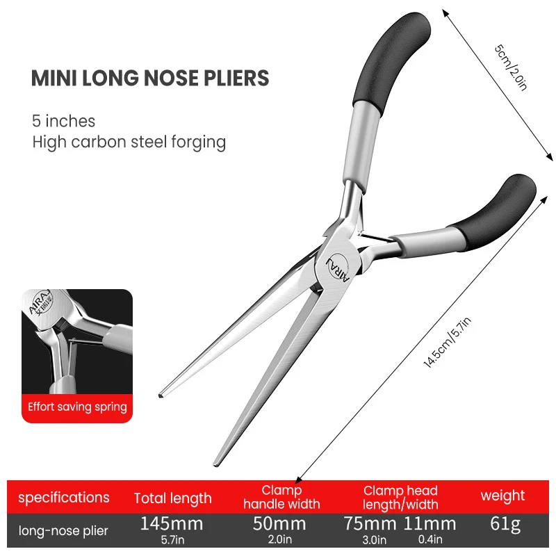 Pointed-Nose-Pliers-Long-Nose-Pliers-Multifunctional-Manual-Small ...