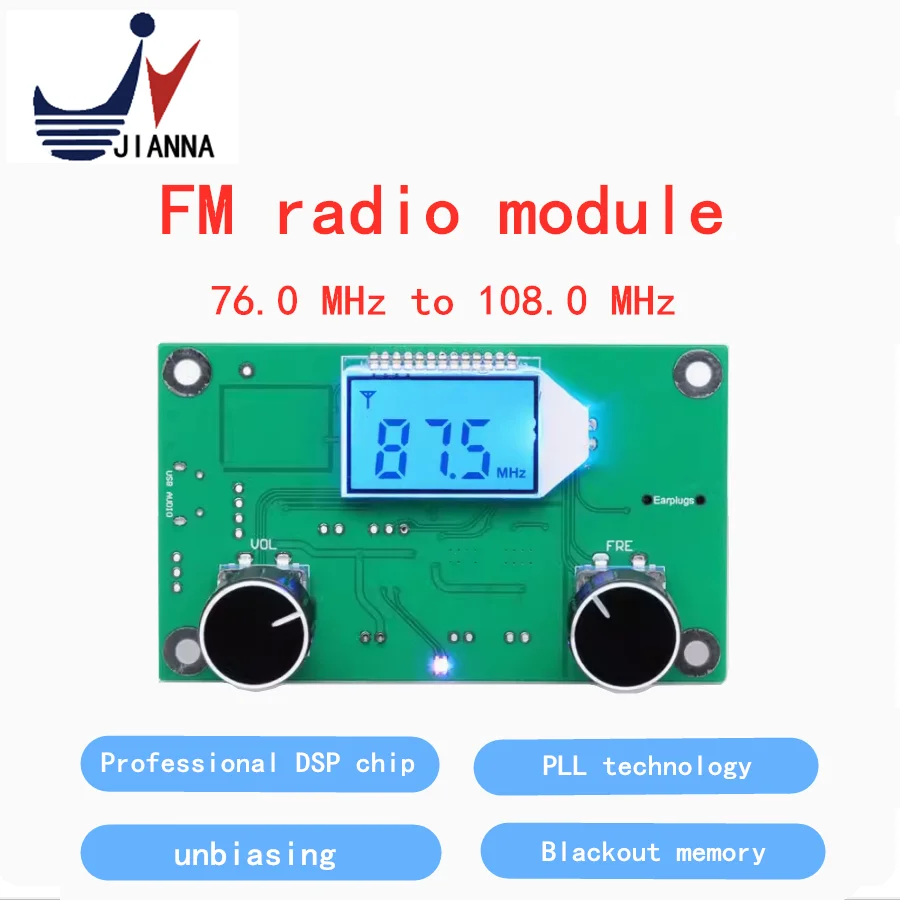 FM-receiver-module-Digital-radio-circuit-board-Wireless-audio-Village ...