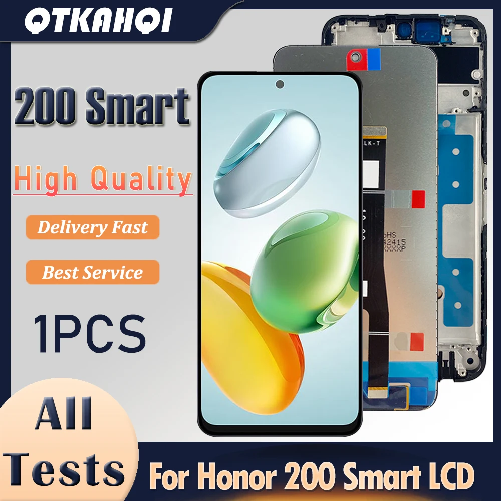 6.8 inch For Honor 200 Smart LCD ALT-NX1 Display With Frame Screen ...