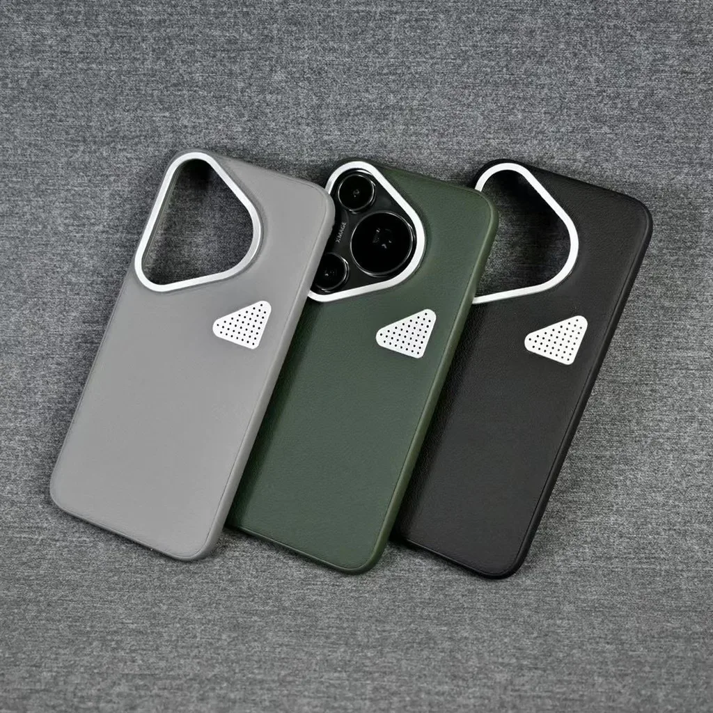 Luxury Solid Color Plain Leather Case for Huawei Pura 70 Pro Plus,Pura ...