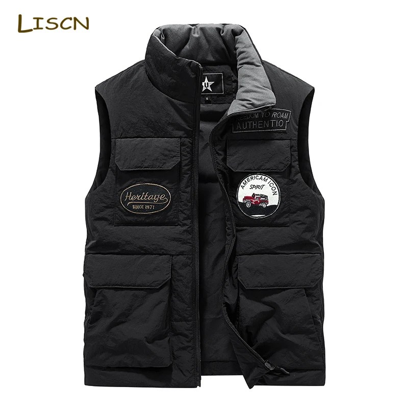 Men-Winter-Sleeveless-Jacket-Men-New-Keep-Warm-Fleece-Work-Black ...