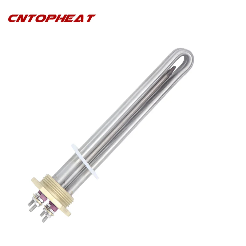 Dn32 Copper Flange 12v Heating Element 600w 1 1/4" Bsp Submersible ...