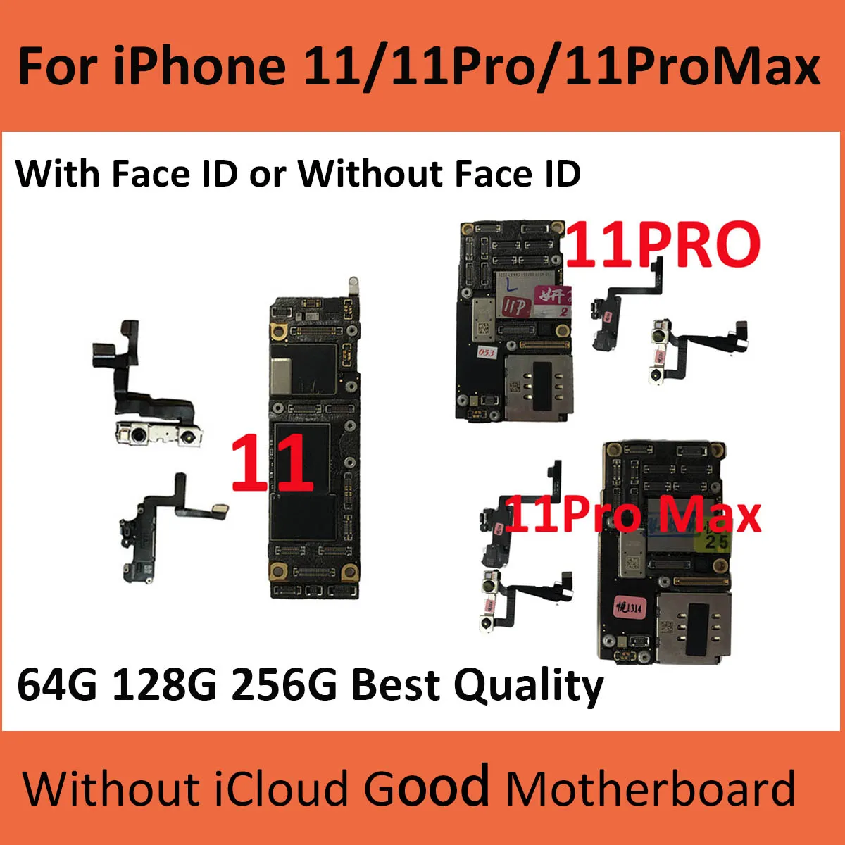 Clean-iCloud-Free-For-iPhone-11-Motherboard-With-Face-ID-Logic-Board ...