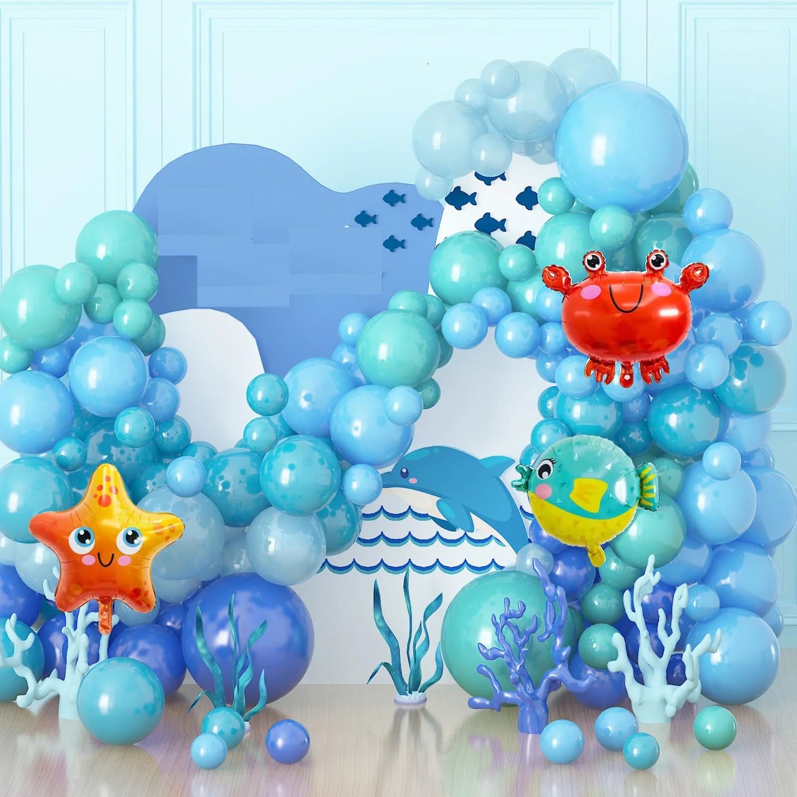Kit-d-arche-de-guirxi-t-de-ballons-de-mer-bleue-pour-enfants-d ...