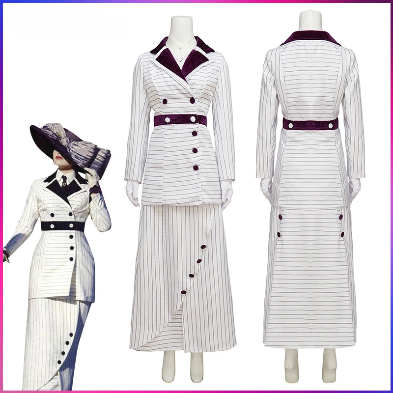 Cosplay Film Titanic Heroine Rose DeWitt Bukater White Elegant Women's ...