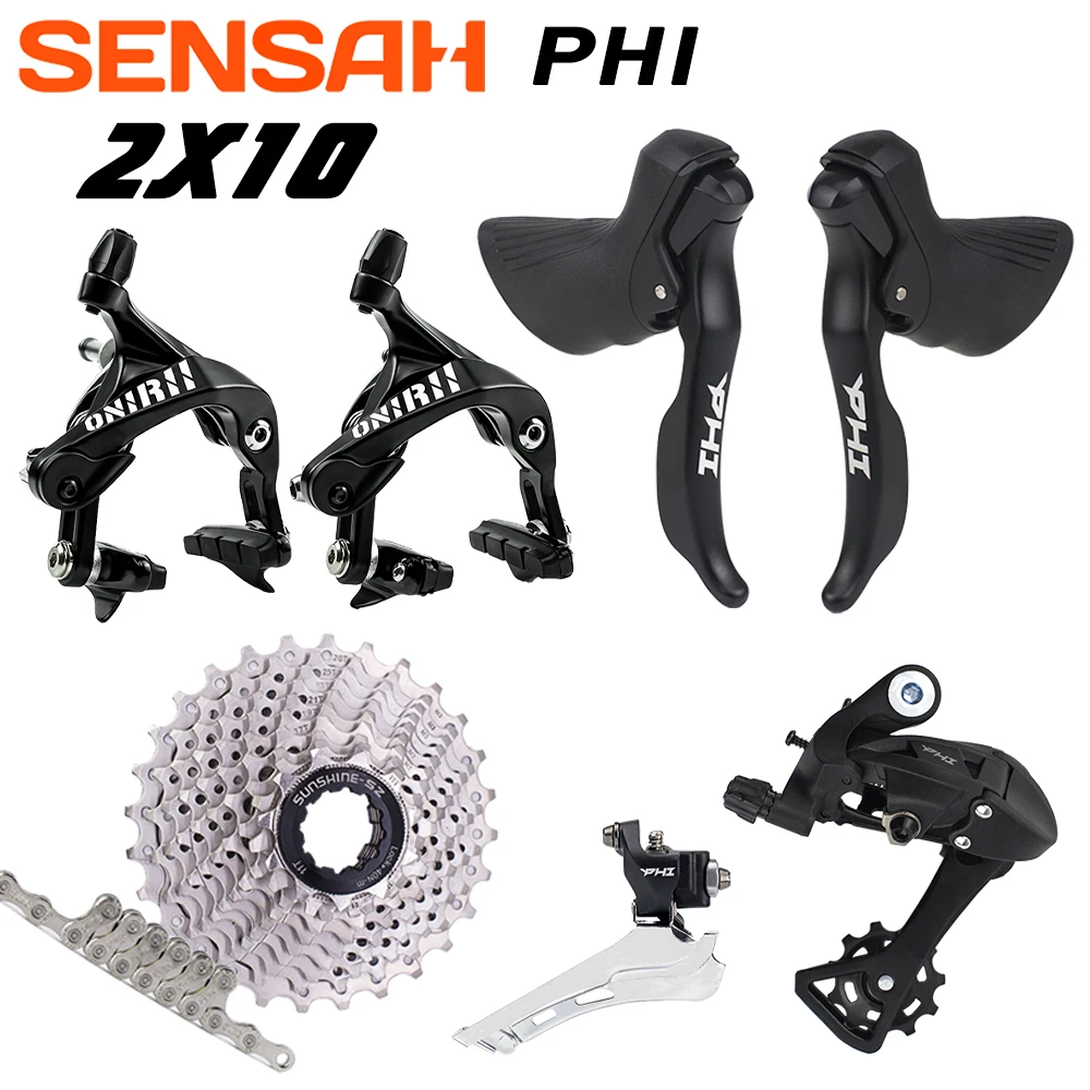 SENSAH-PHI-2x10-Speed-Groupset-with-10v-Shifter-L-R-Fore-Rear ...