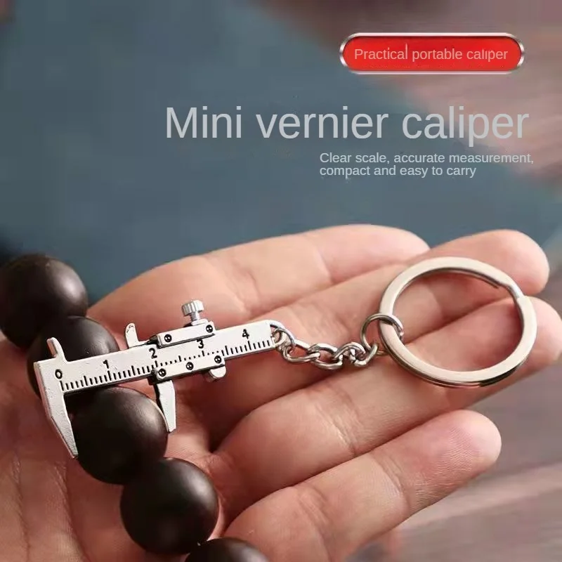 Key-Ring-Mini-Vernier-Calipers-Compact-Pendant-Measuring-Tool-Household ...
