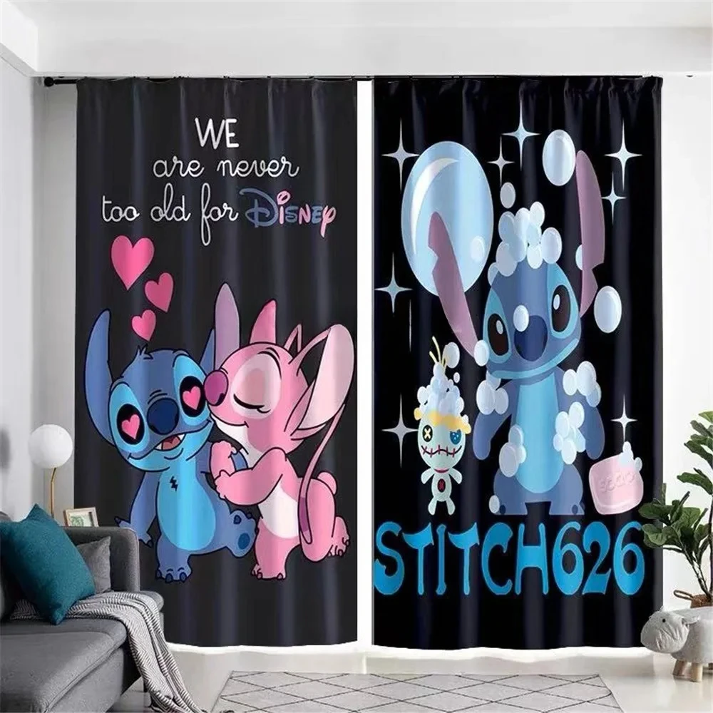 Lilo-Stitch-Cartoon-Blackout-Curtain-New-Digital-Printed-Shading ...