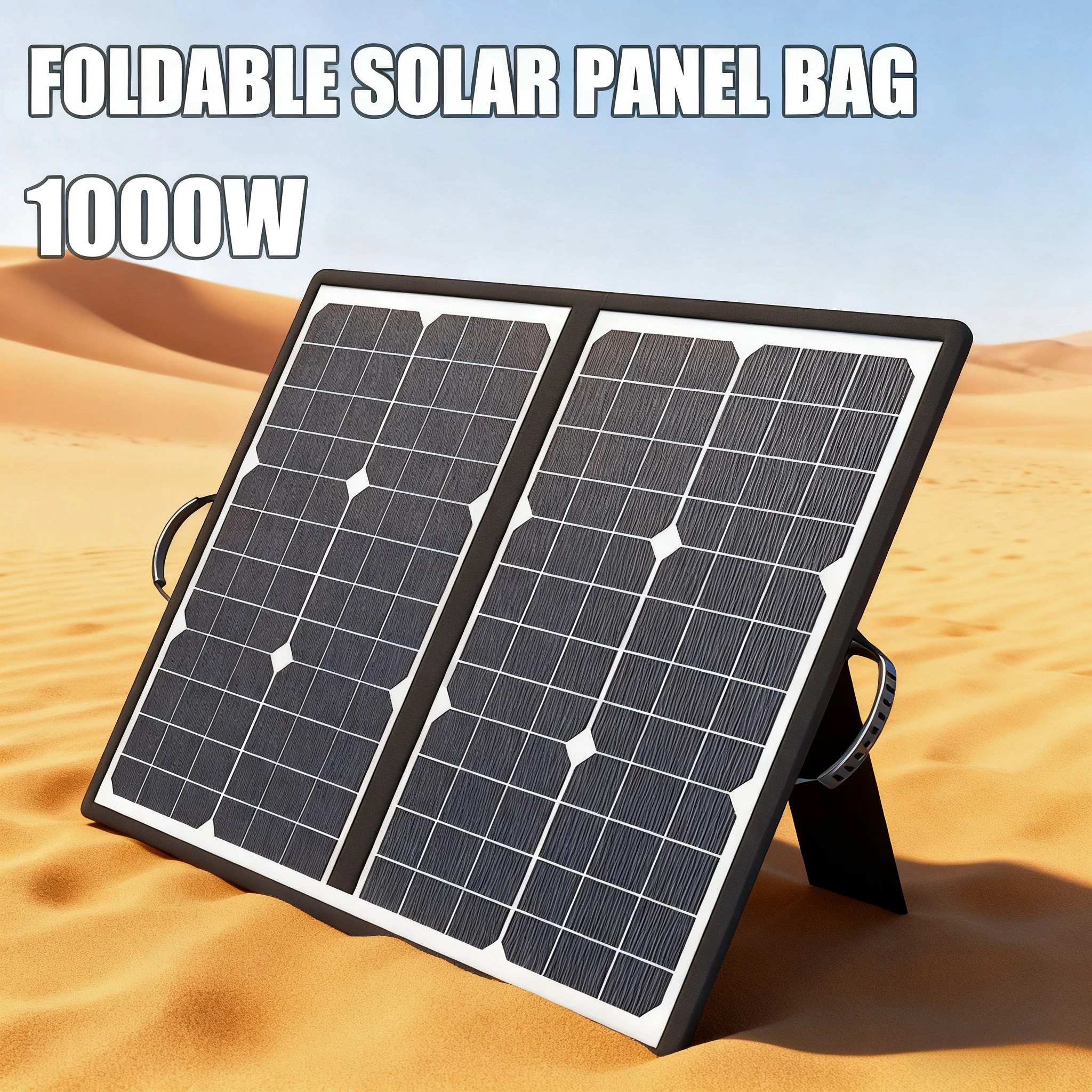 1000W Solar Panel Kit Complete Camping Foldable Solar Power Station ...