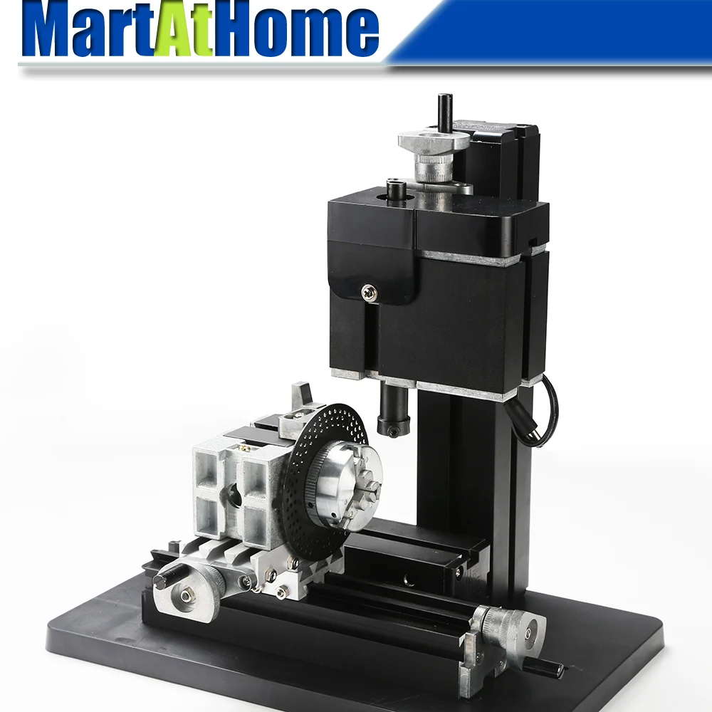 60W High Power Mini Metal Gear Milling Machine Tool TZ10002MZ 12000RPM ...
