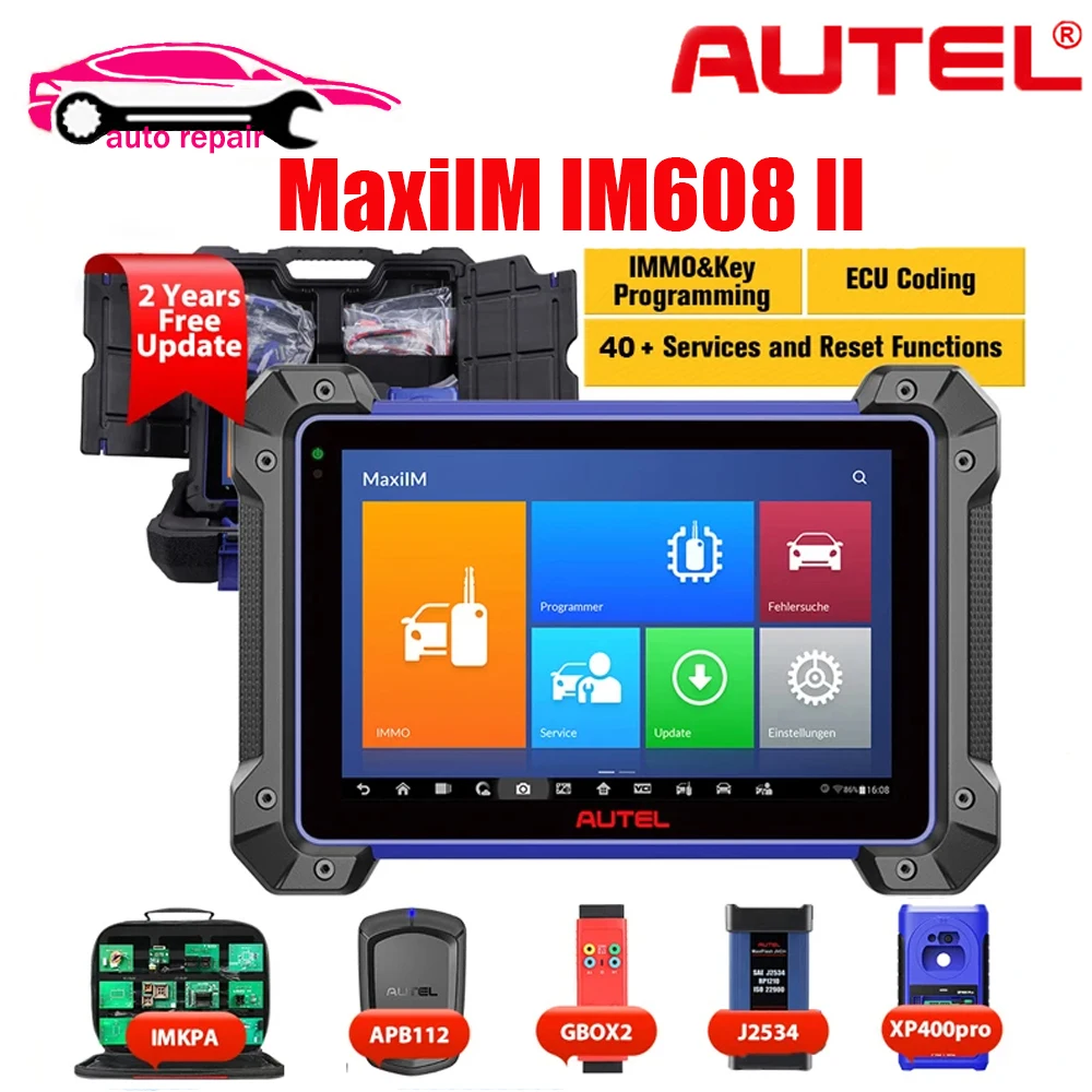 Autel-MaxiIM-IM608II-IM608-PRO-II-Full-IMMO-Key-Programmer-Set-J2534 ...